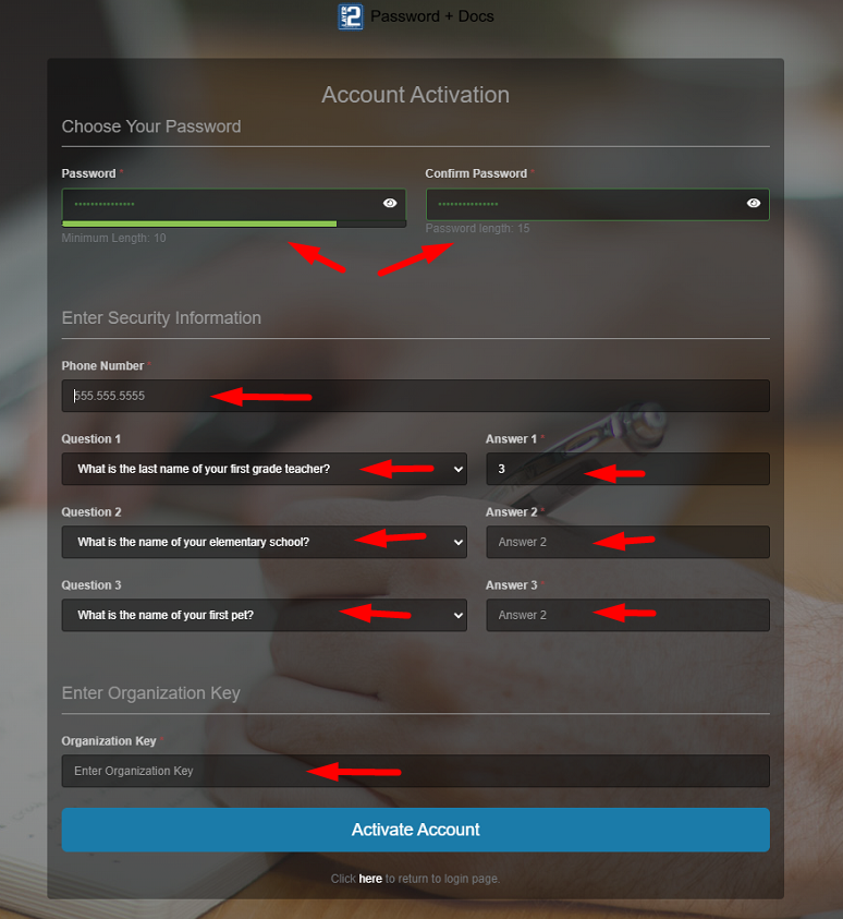 1 - Initial Setup of Your Passportal Account